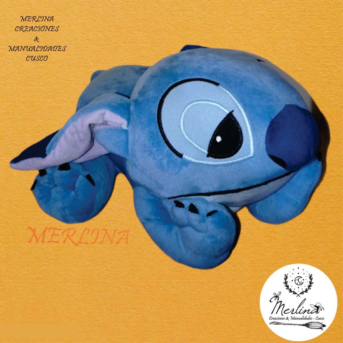 Stich Peluche hecho con ️ por Merlina Creaciones & Manualidades - Cusco ...